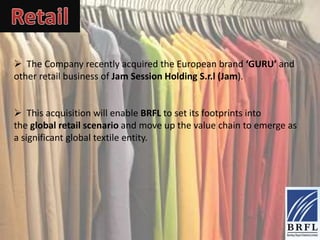 Bombay rayon fashions limited | PPTX