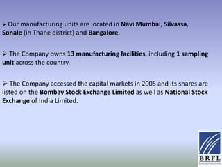 Bombay rayon fashions limited | PPTX