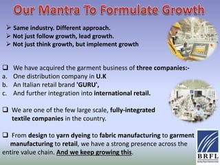 Bombay rayon fashions limited | PPTX