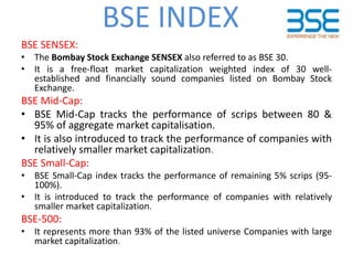 Bombay stock exchange | PPTX
