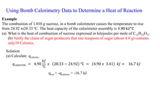 Bomb calorimetry | PPTX