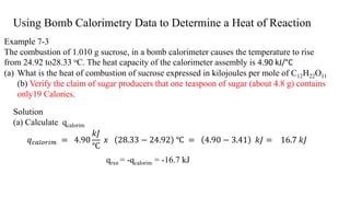 Bomb calorimetry | PPTX