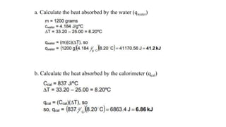 Bomb calorimetry | PPTX