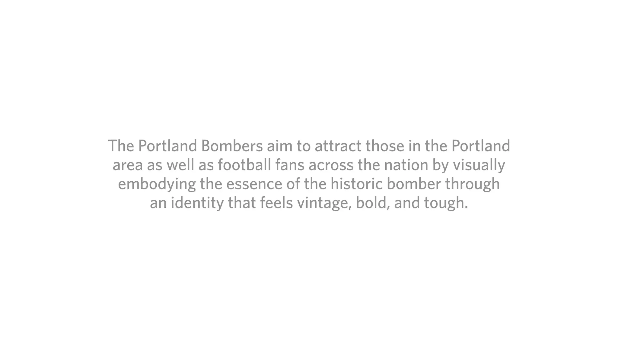 phase 3: creating touchpoints for the Portland Bombers | PDF