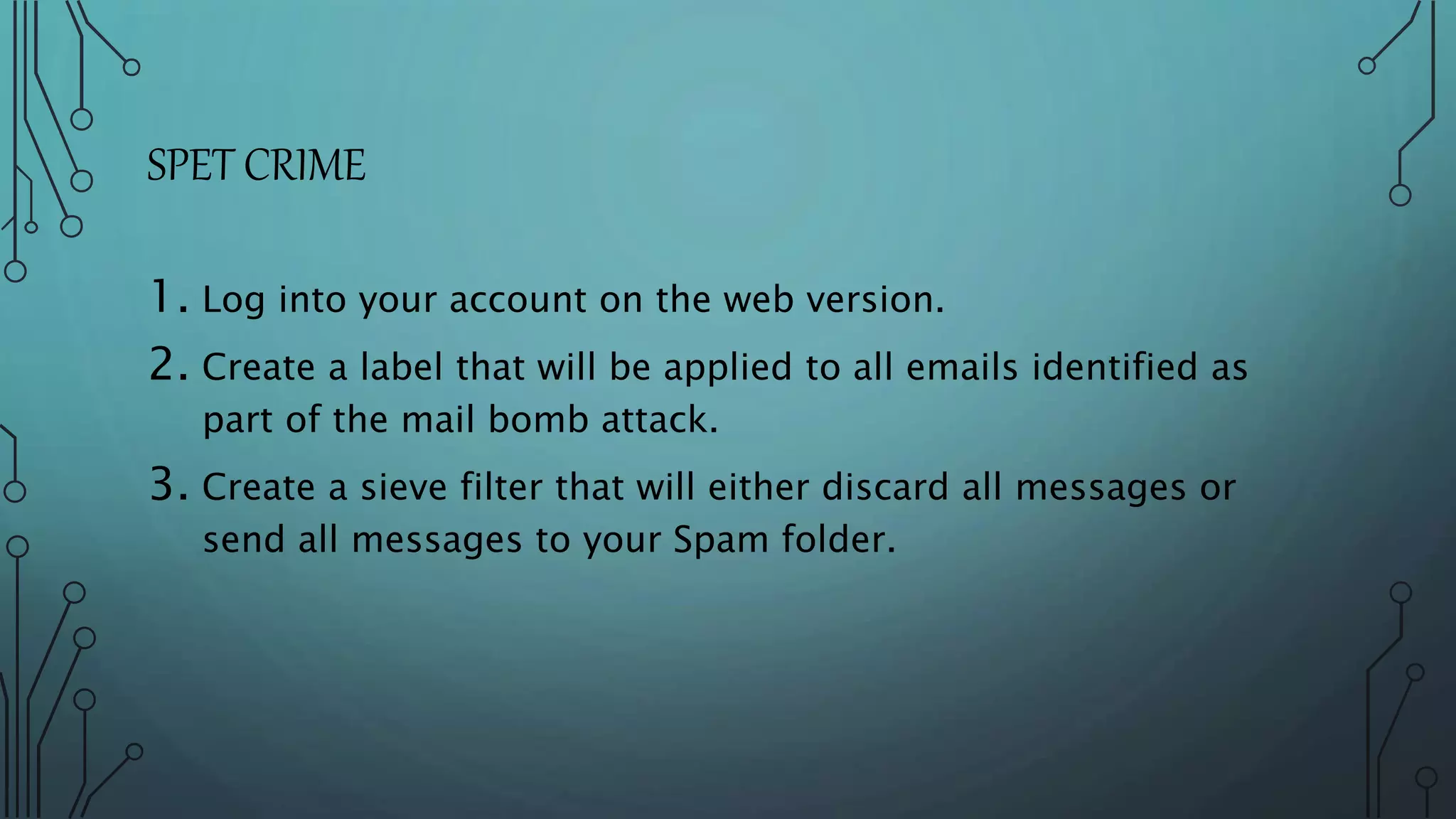 Bombing email | PPTX