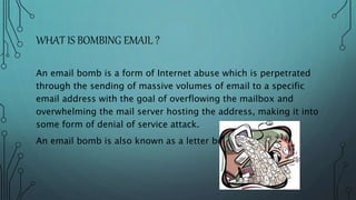 Bombing email | PPTX
