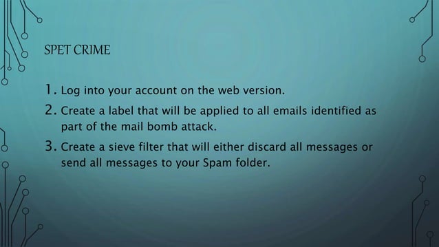 Bombing email | PPTX