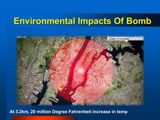 Environmental Impacts Of Bomb | PPTX