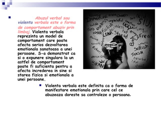 Bomboloiu ioana ix e violenta in familie,scoala | PPT