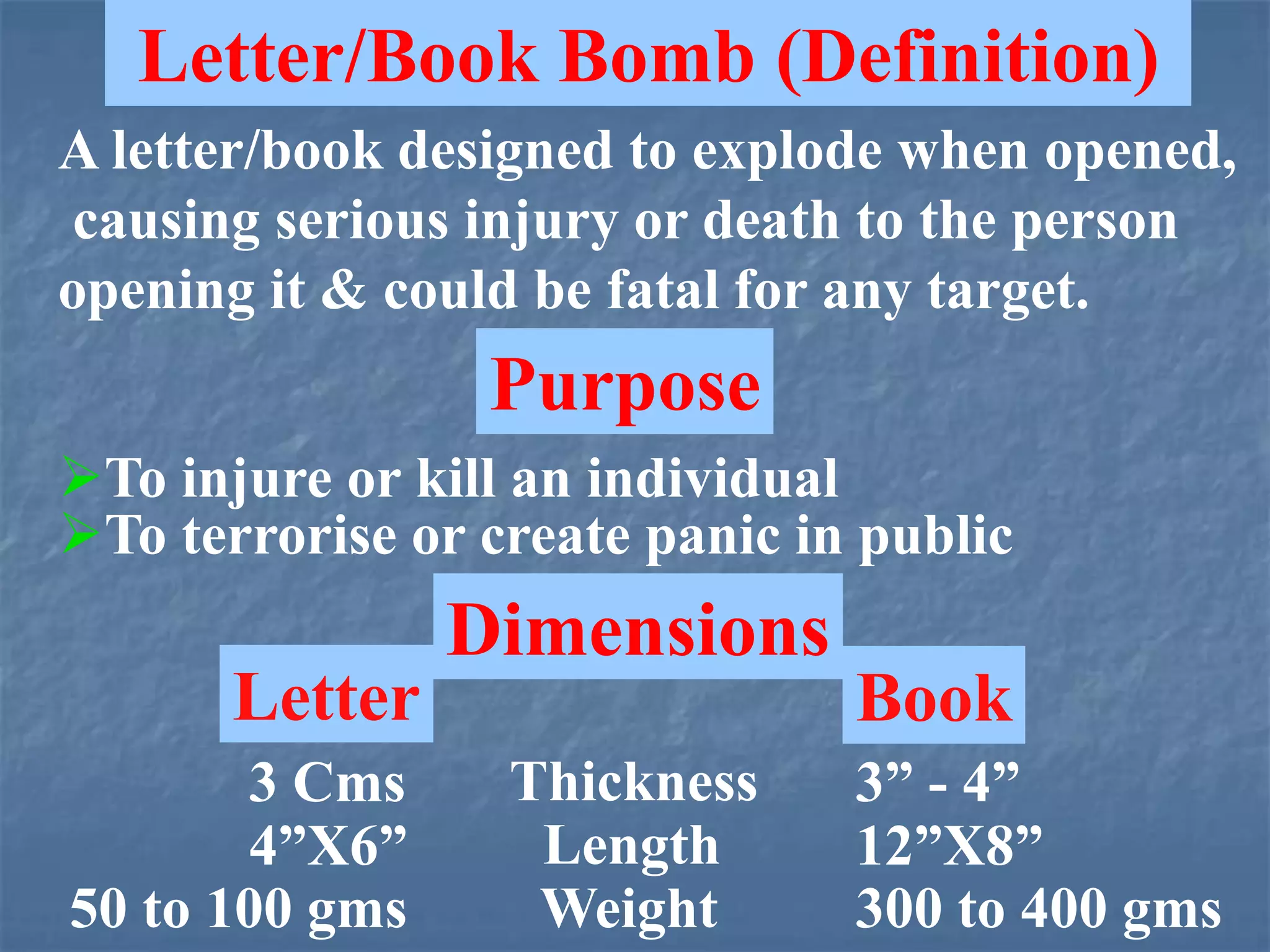 Bomb threat Basis | PDF