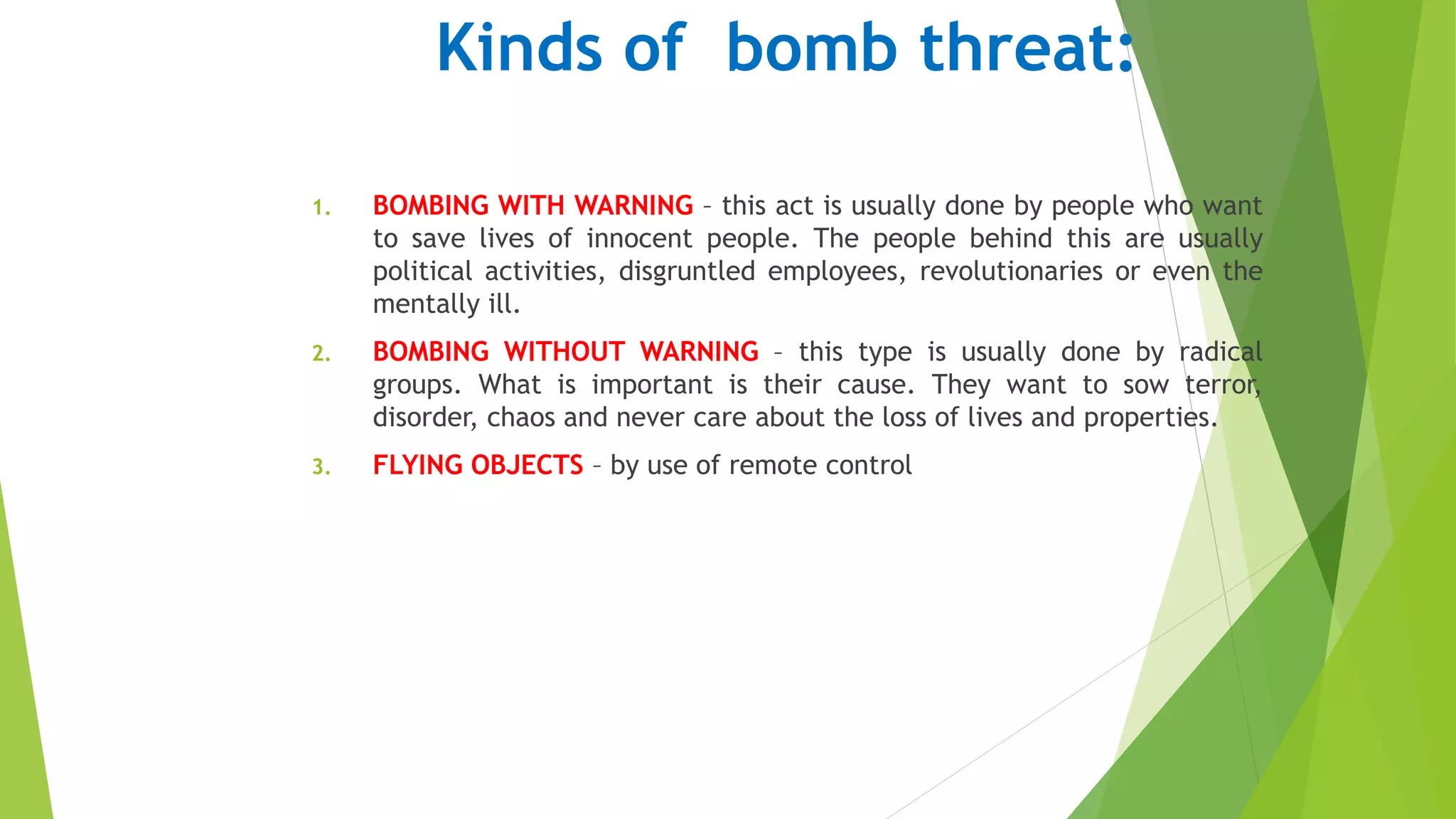 BOMB THREAT AWARENESS SEMINAR.pptx