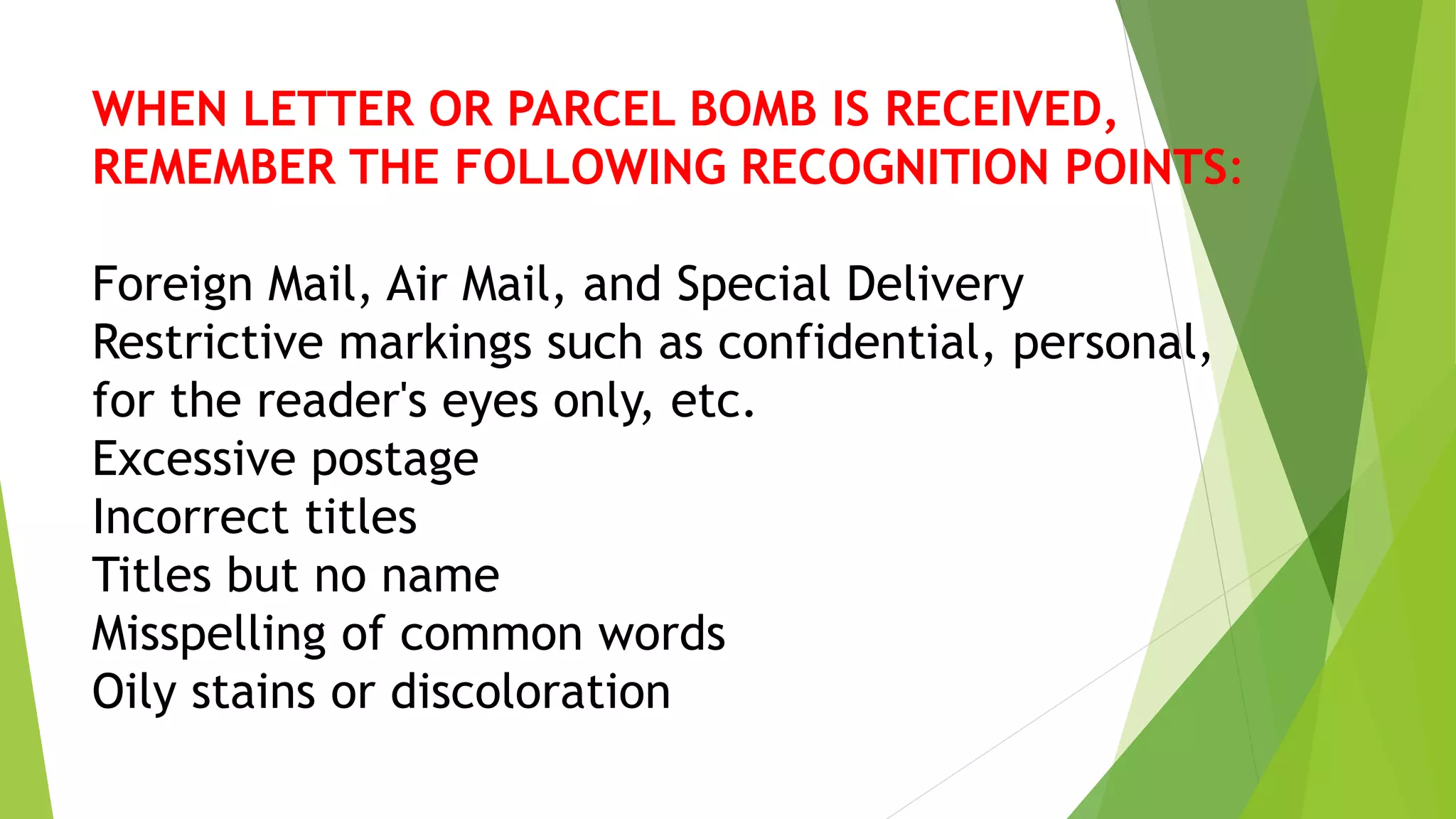 BOMB THREAT AWARENESS SEMINAR.pptx