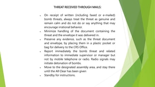 BOMB THREAT AWARENESS SEMINAR.pptx