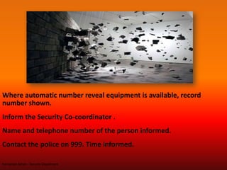 Bomb threat checklist | PPTX