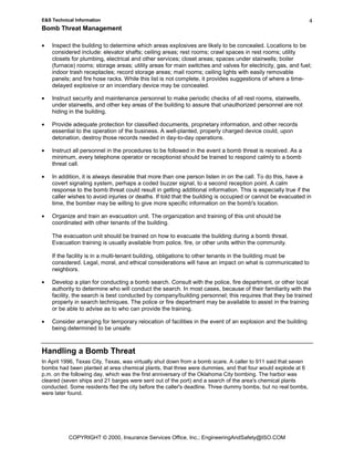 Bomb threatmanagement | PDF