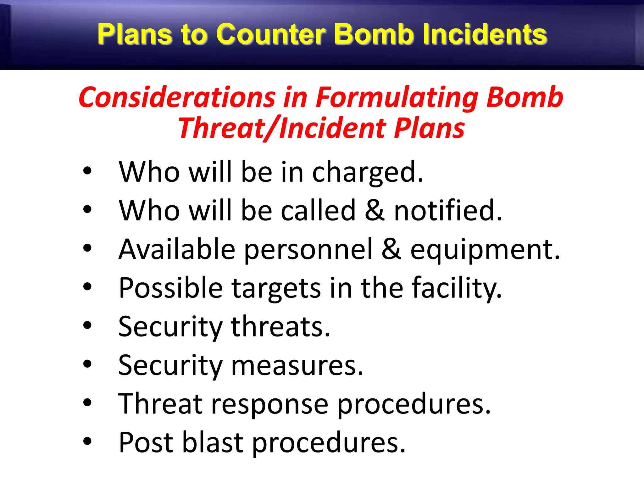 Bomb_Threat_Management (MODIFIED) powerpoint | PPTX