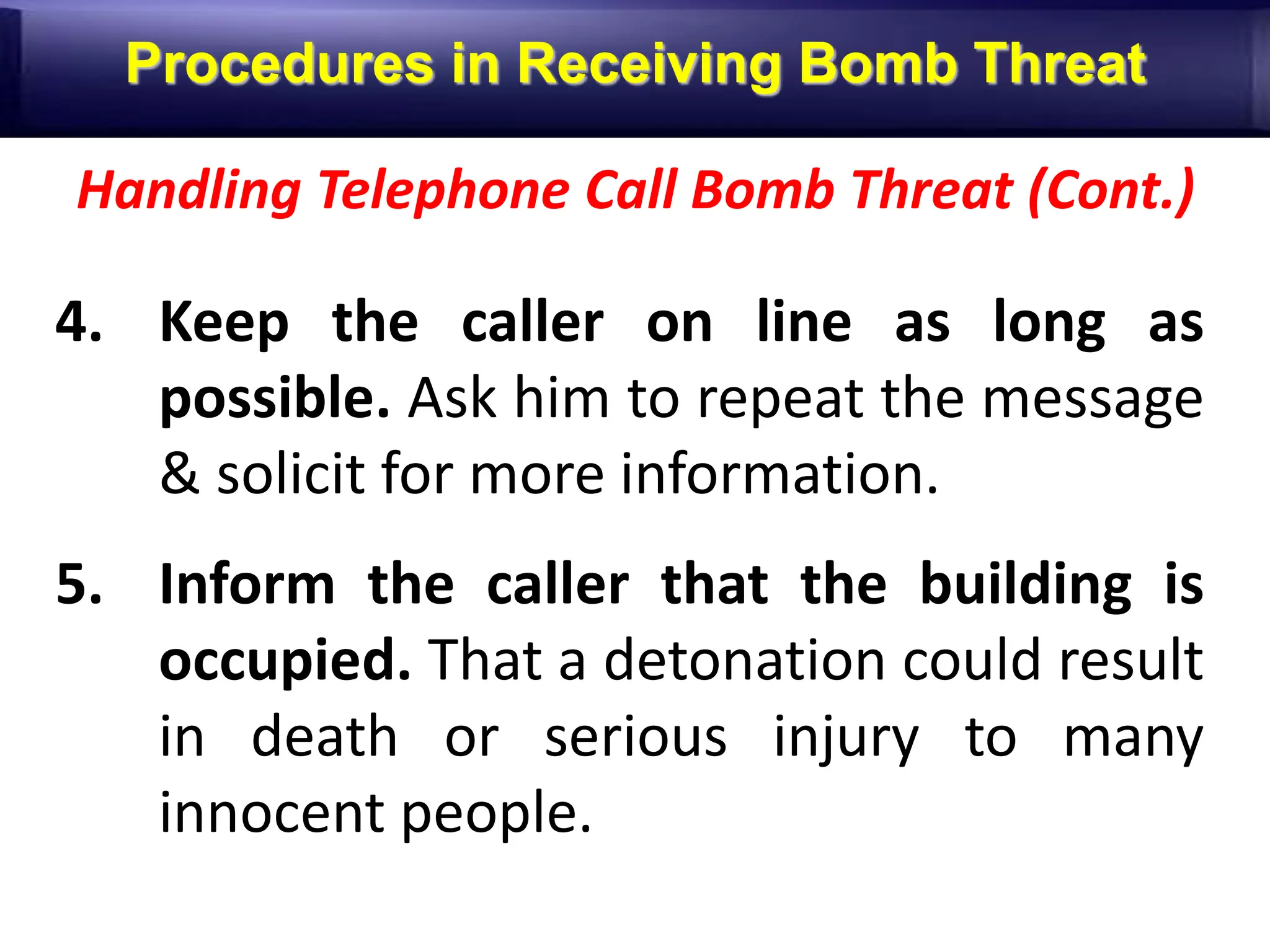 Bomb_Threat_Management (MODIFIED) powerpoint | PPTX