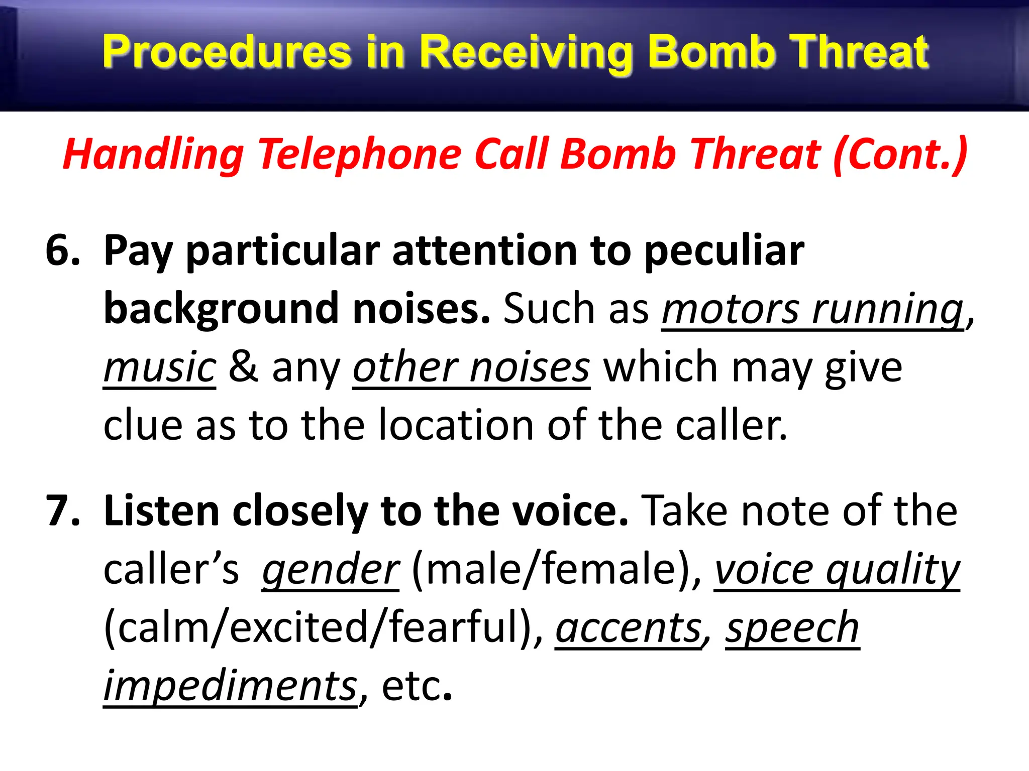 Bomb_Threat_Management (MODIFIED) powerpoint | PPTX
