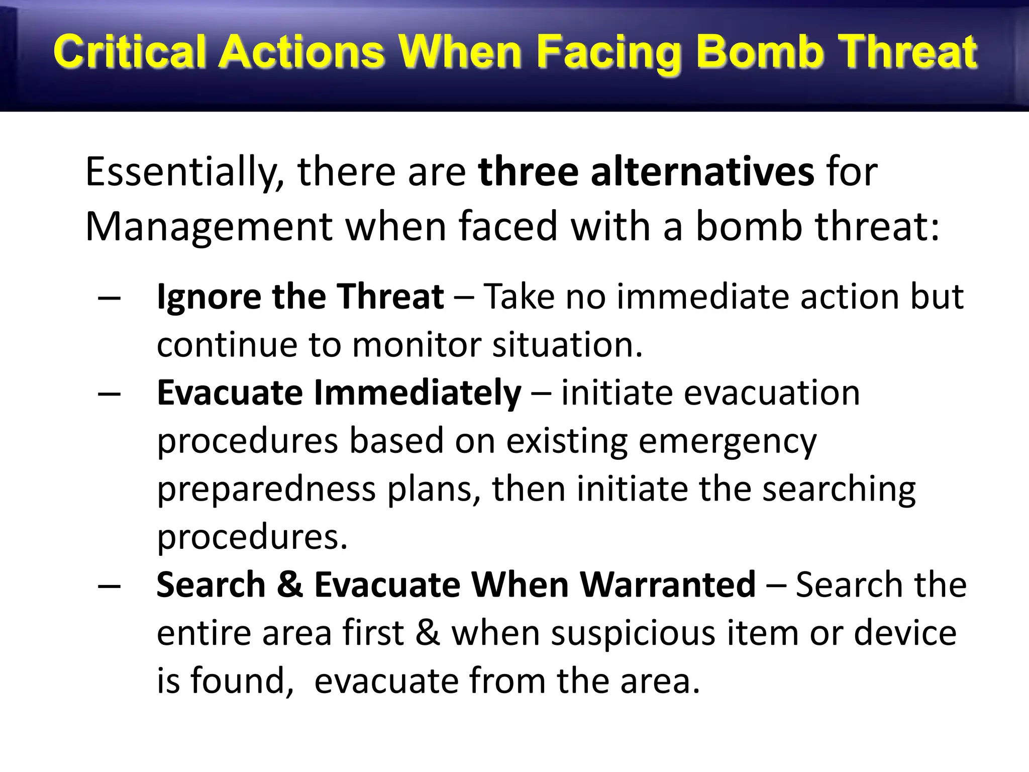 Bomb_Threat_Management (MODIFIED) powerpoint | PPTX