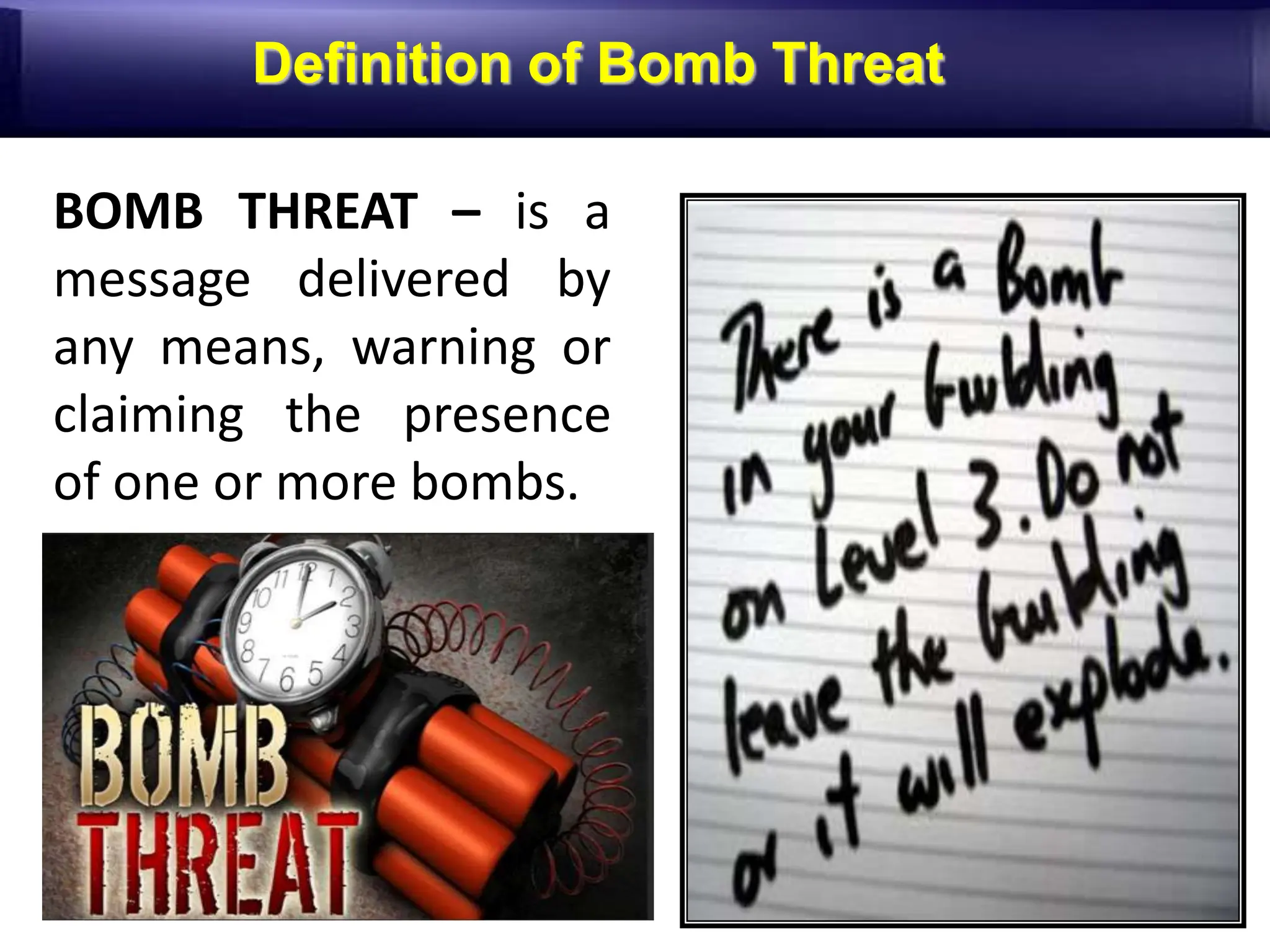 Bomb_Threat_Management (MODIFIED) powerpoint | PPTX