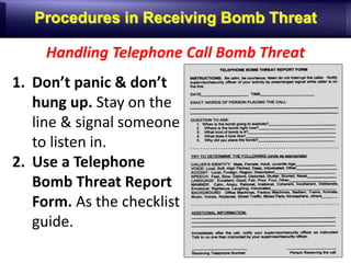 Bomb_Threat_Management (MODIFIED) powerpoint | PPTX