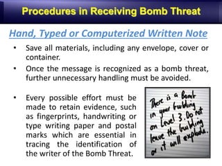 Bomb_Threat_Management (MODIFIED) powerpoint | PPTX
