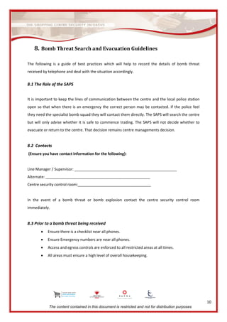 Bomb threat sop | PDF