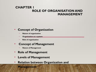 Business Organisation Management - B.COM