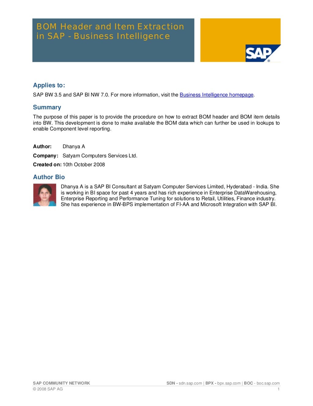 BOM Header and Item Extraction in SAP - Business Intelligence.pdf