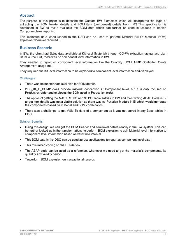 BOM Header and Item Extraction in SAP - Business Intelligence.pdf