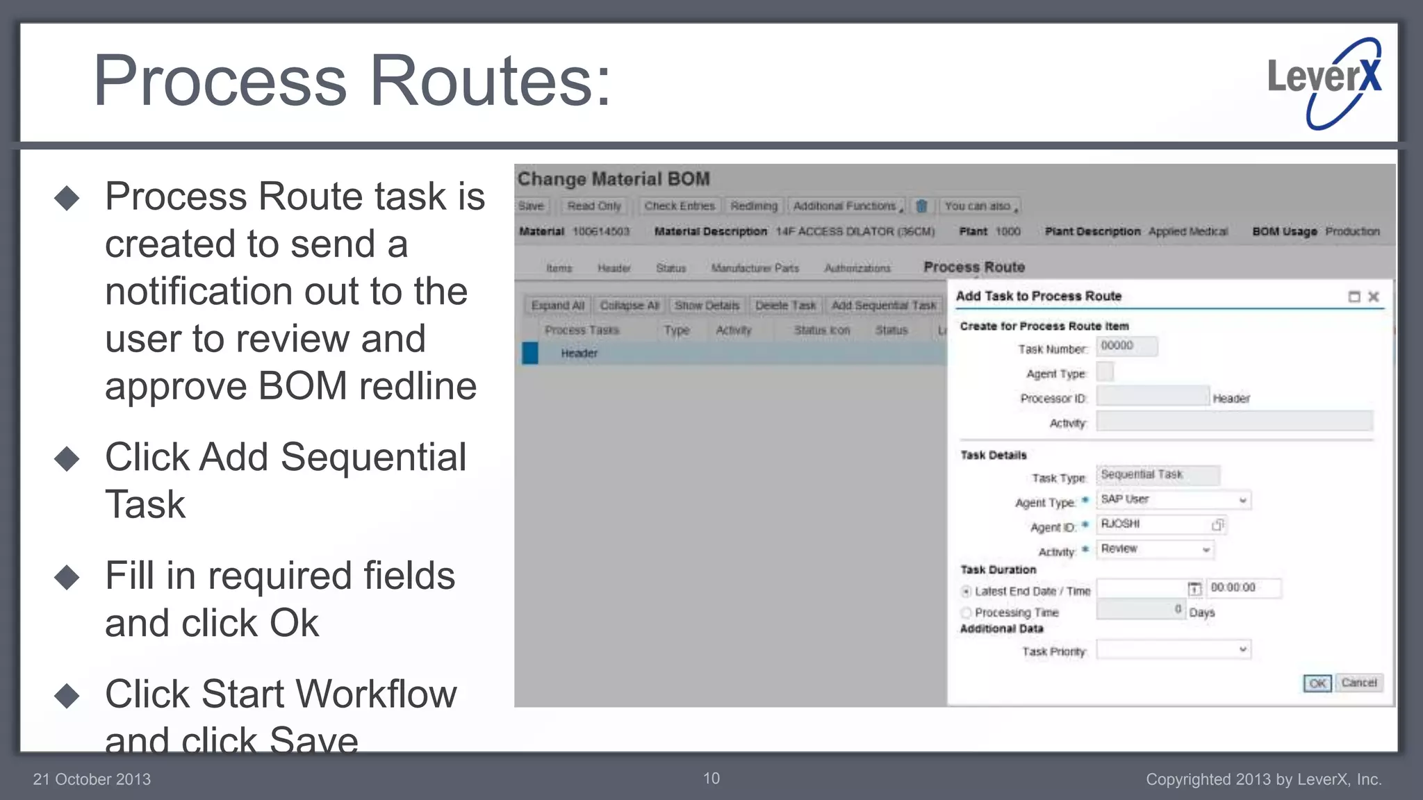 SAP PLM Bill of Material (BOM) Redlining | PPTX | Technology & Computing
