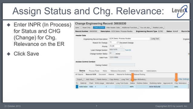 SAP PLM Bill of Material (BOM) Redlining | PPTX | Technology & Computing