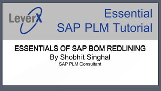 SAP BOM Redlining | PPT