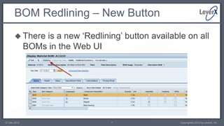 SAP BOM Redlining | PPT