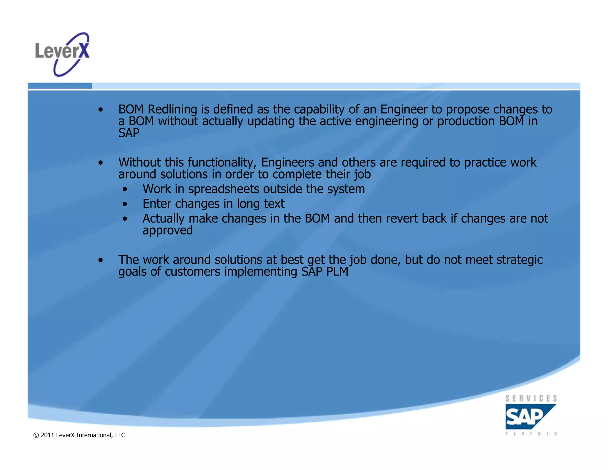 SAP PLM BOM (Bill of Material) Redlining | PDF