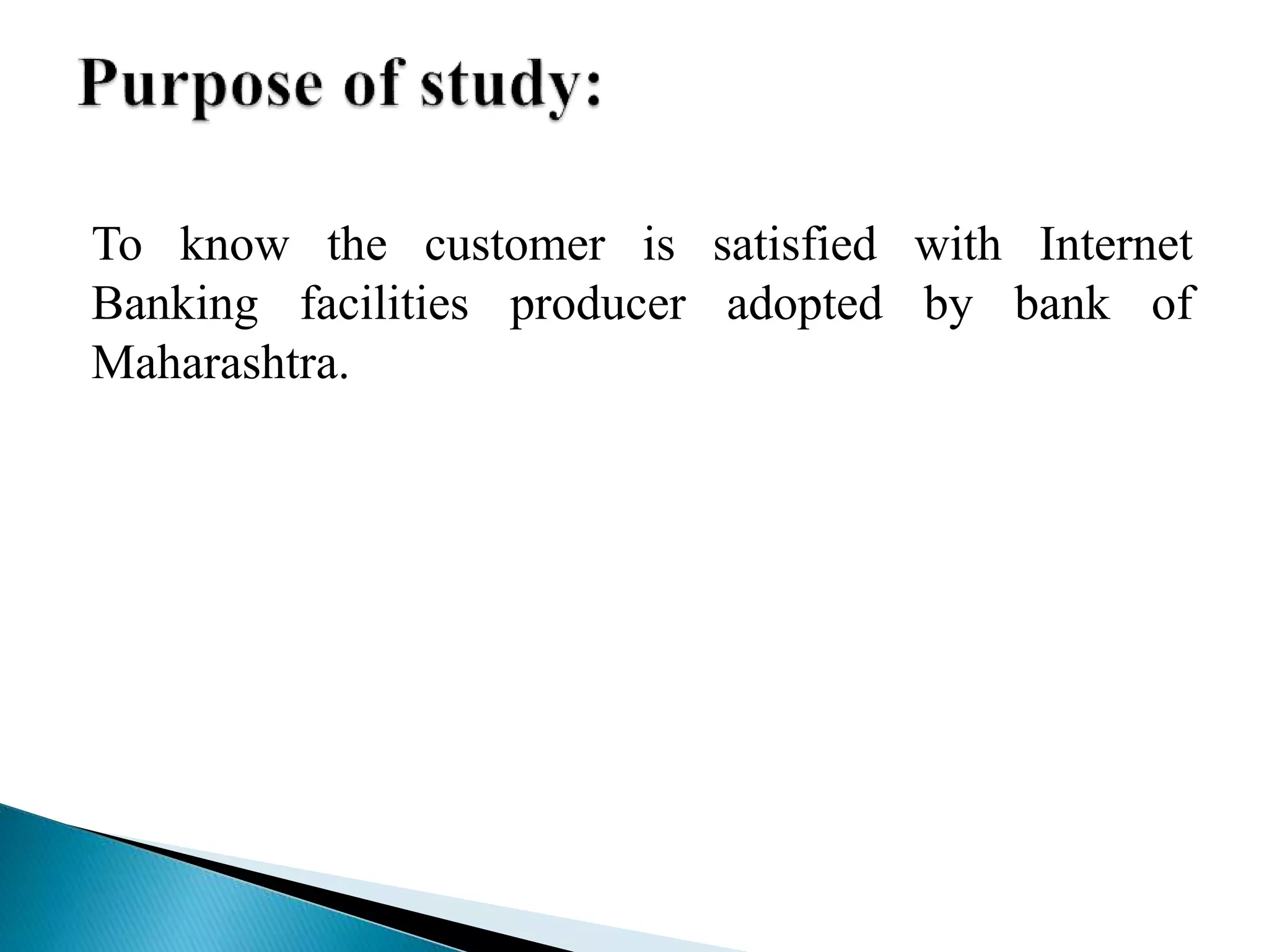 Impact of Internet banking on Customer Satisfaction | PPTX