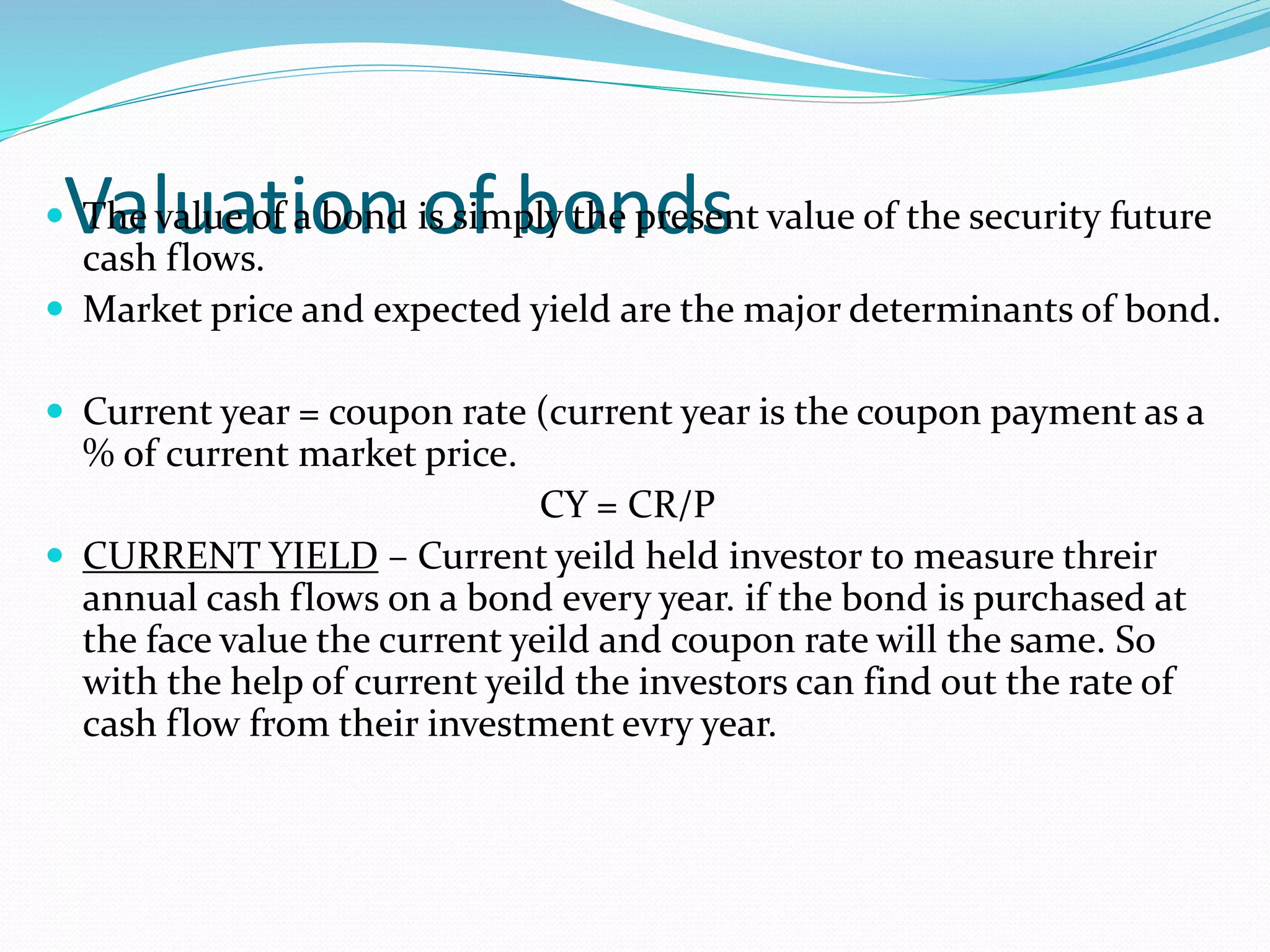 Bond management strategies | PPTX