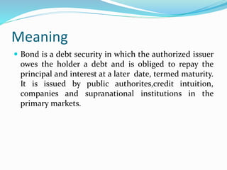 Bond management strategies | PPTX