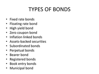 Bond management strategies | PPTX