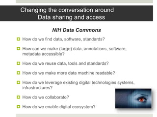 EMBL Australian Bioinformatics Resource AHM - Data Commons | PPT