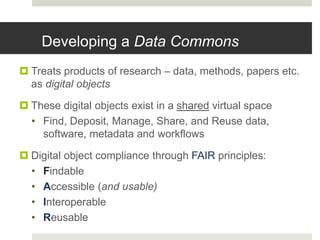 EMBL Australian Bioinformatics Resource AHM - Data Commons | PPT