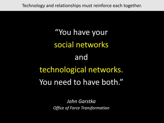 Bonchek -Lessons from Network Centric Warfare | PPTX