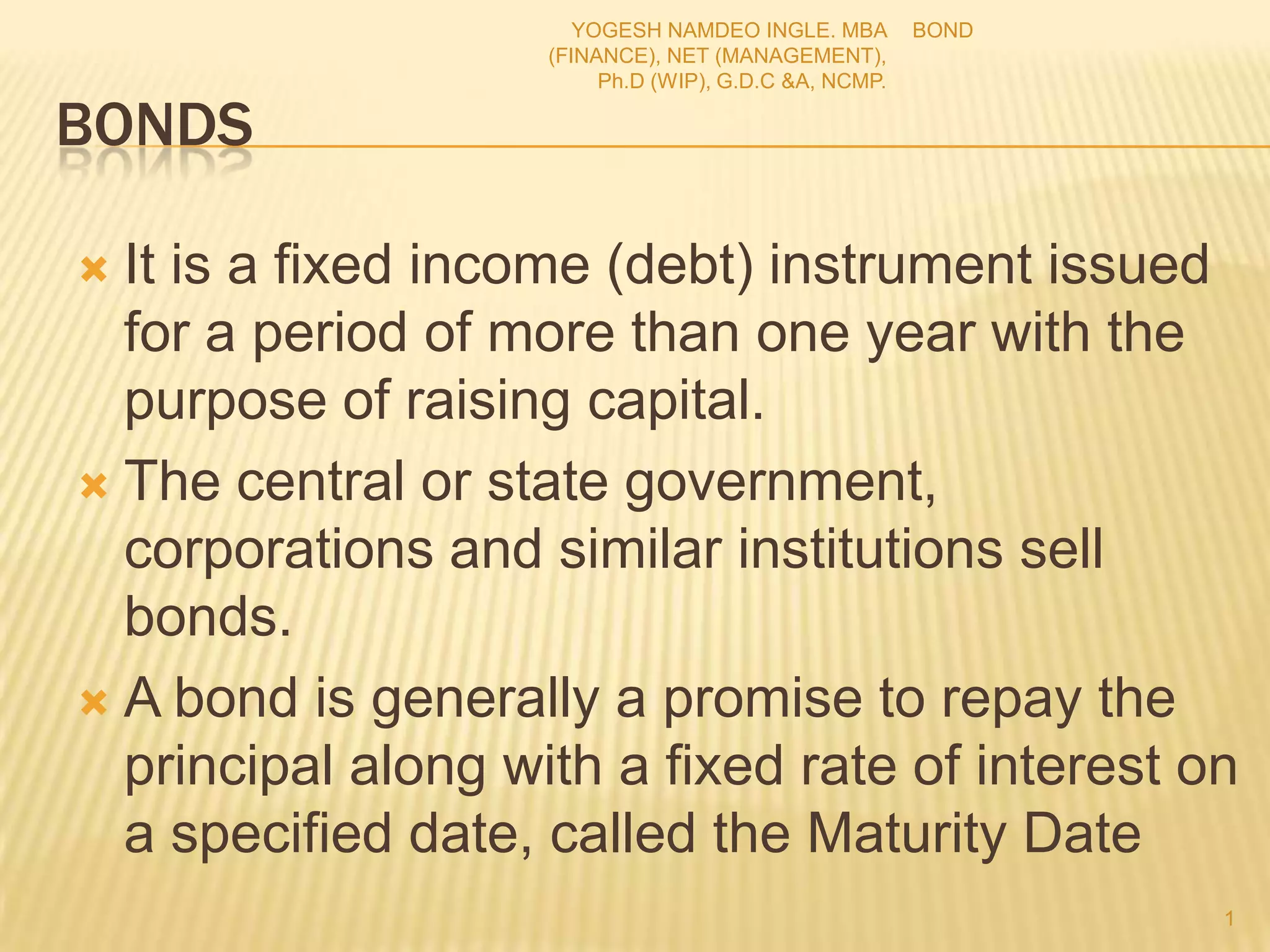 Bond | PPTX
