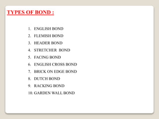 Bonding in Brick Work_Architecture and Design.pptx