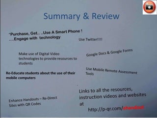 Bond j - what are his mobile learning needs - Summary | PPT