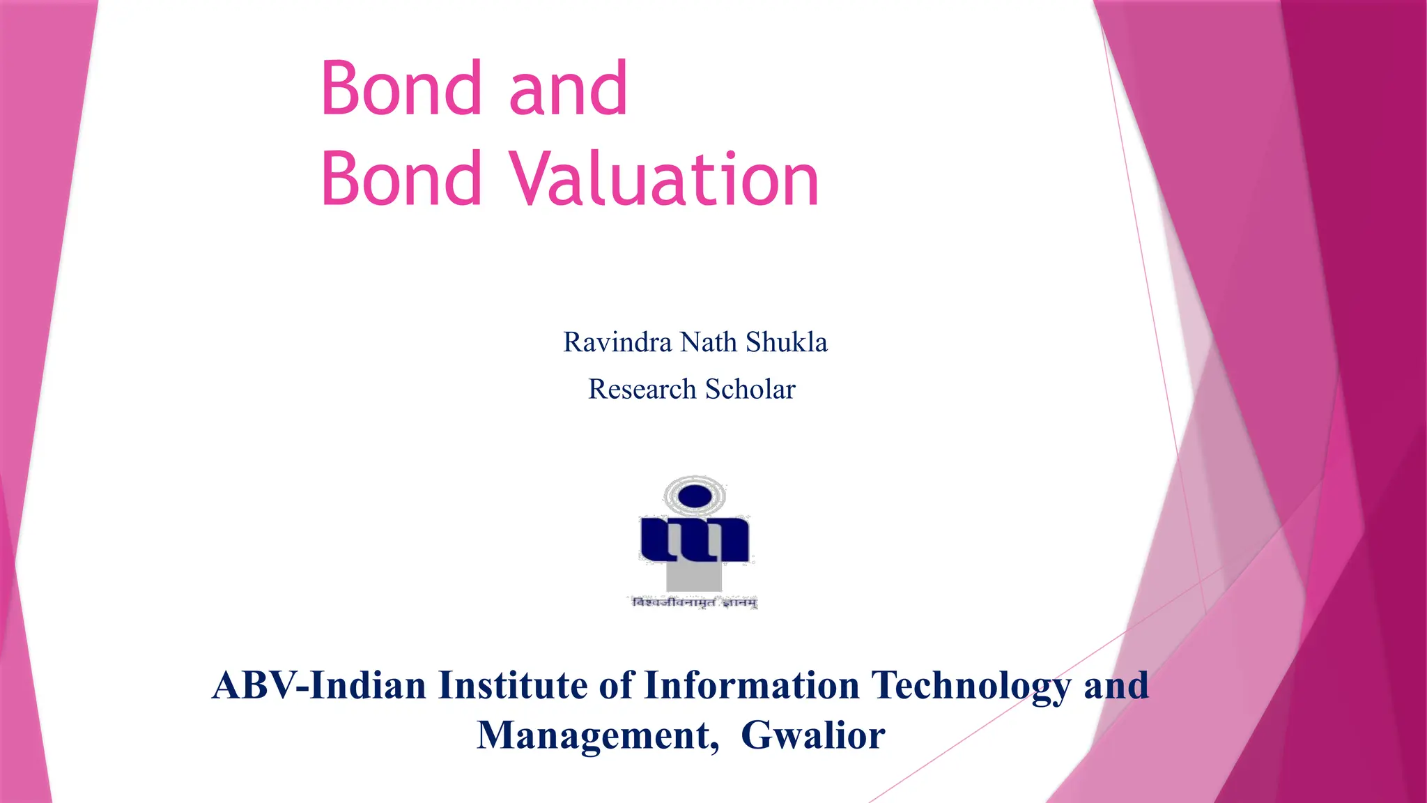 Bond and Bond Valuation , Histroty of Bonds | PPTX