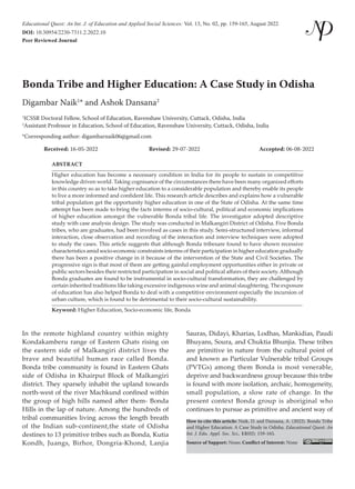 BondaPublication A TRIBE IN A DISTRICT OF MALKANGIRI.pdf