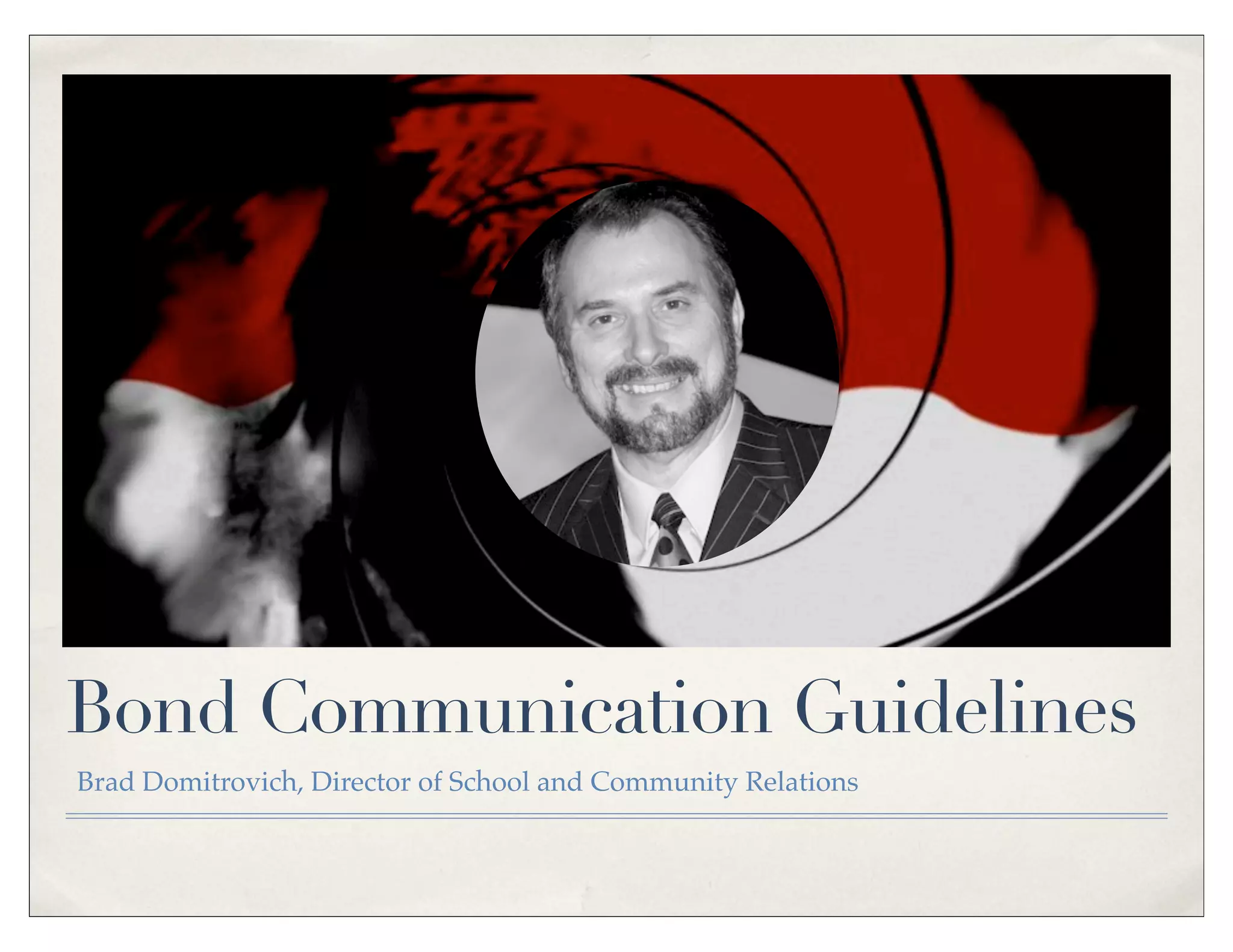 Bond Communication Guidelines | PPT