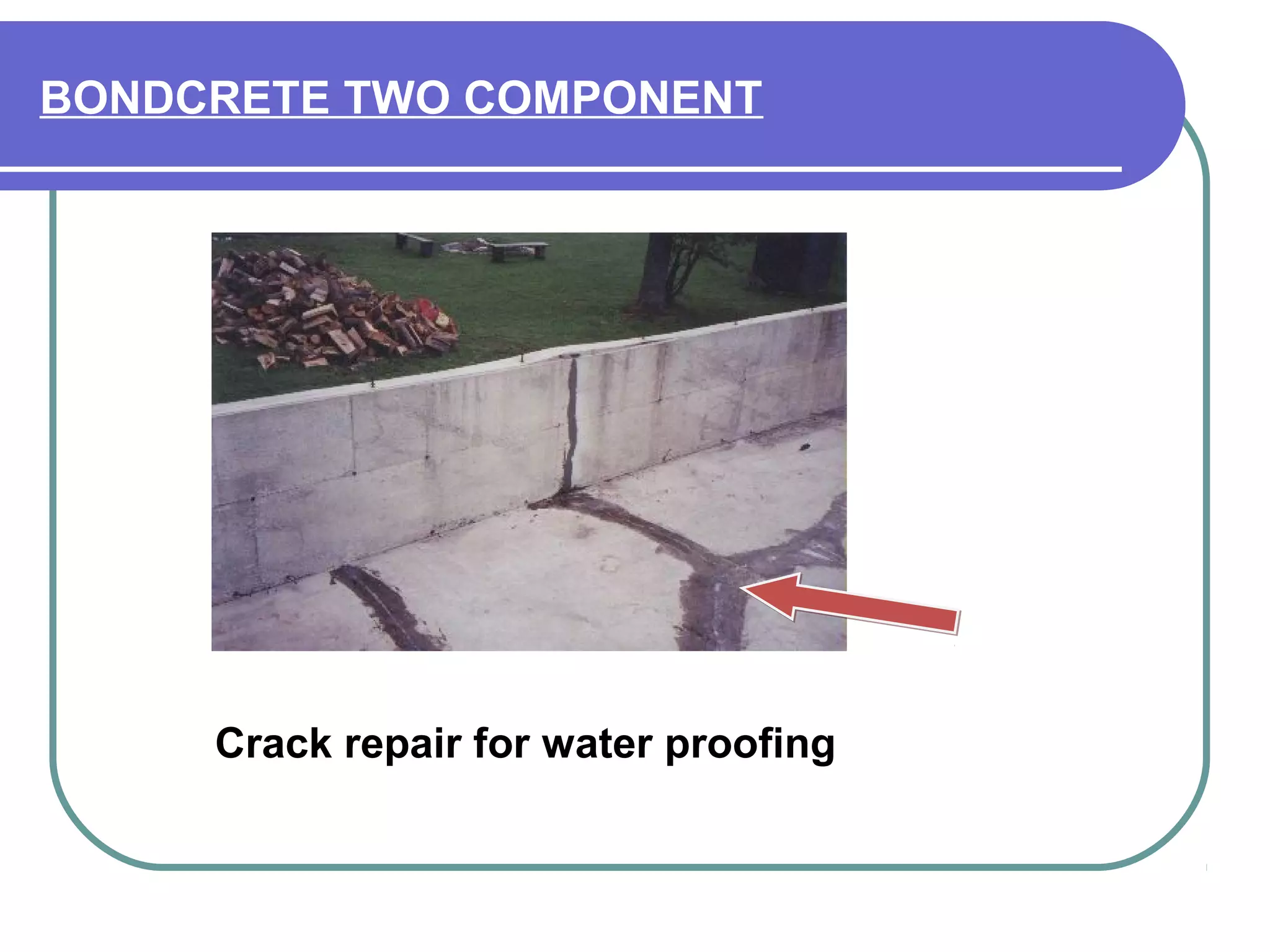 Bondcrete two componant | PPT