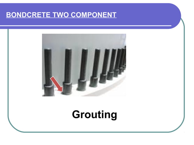Bondcrete two componant | PPT